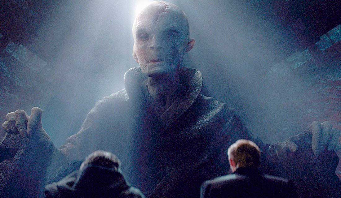 Il leader supremo Snoke sarà presente in Star Wars: Episodio VIII ...