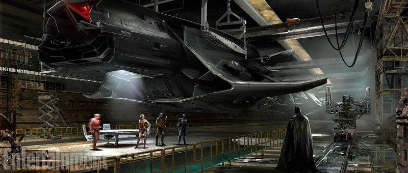 Justice League: Ecco l'aspetto che avrà il Flying Fox di Batman ...
