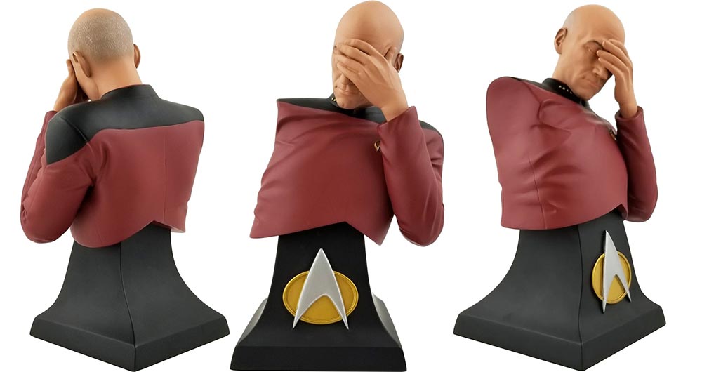 Star Trek: la statua di Picard facepalm in edizione limitata è ...