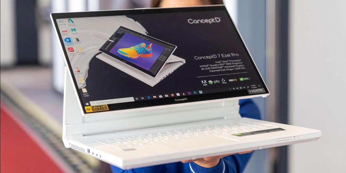Acer ConceptD 7 Ezel, l'innovativo notebook convertibile, vince gli ...