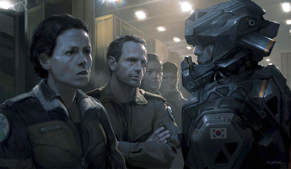Alien 5: ancora concept art per il sequel mai realizzato di Neill ...