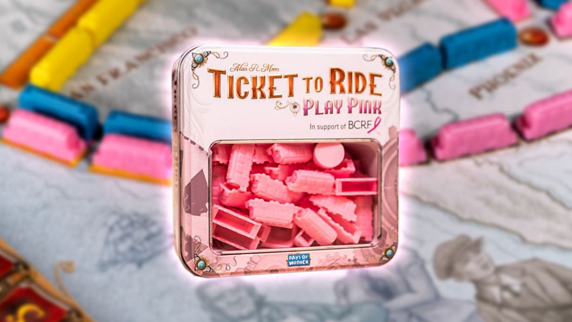 Asmodee veste Ticket to Ride di rosa, contro il tumore al seno ...