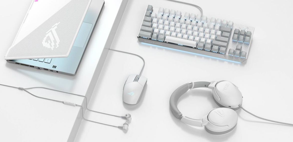 Moonlight White: ASUS RoG annuncia le periferiche gaming "total white ...